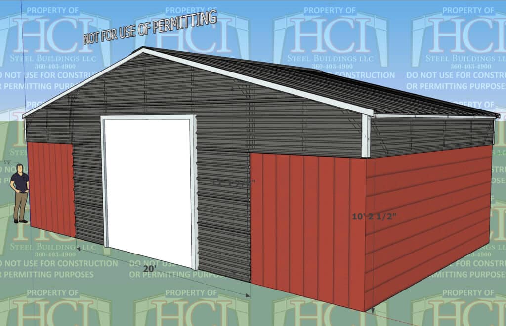 Shipping Container Covers Gallery | HCI Steel Buildings