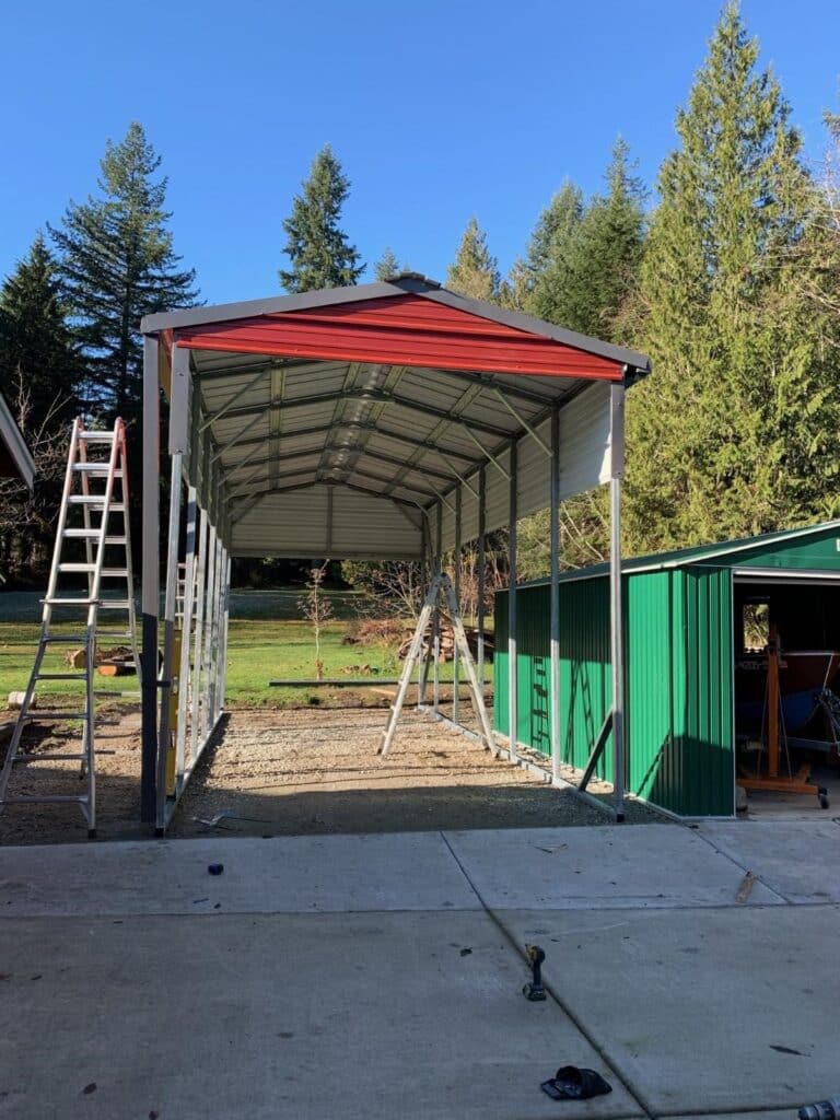 Metal RV Covers Gallery | HCI Steel Buildings