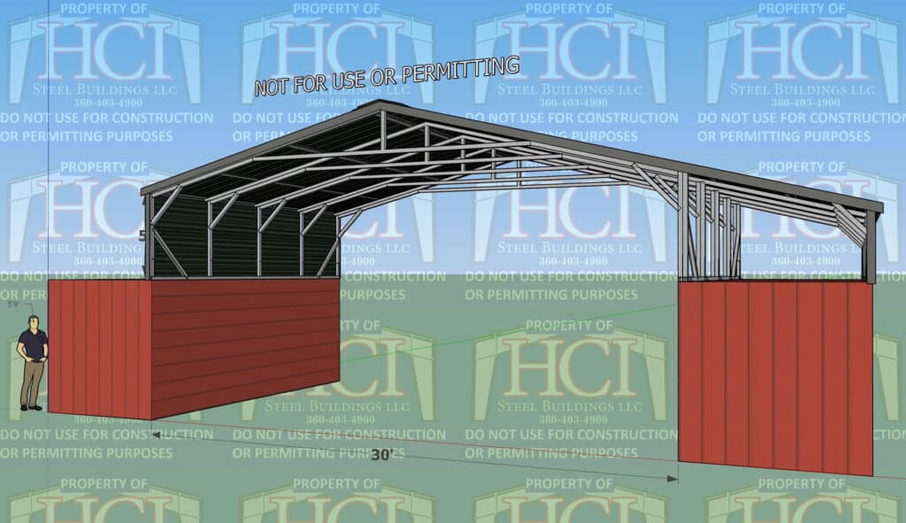 Shipping Container Covers Gallery | HCI Steel Buildings
