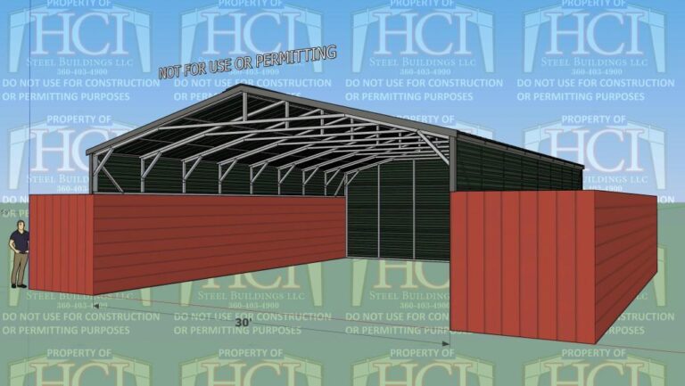 Shipping Container Covers | HCI Steel Buildings