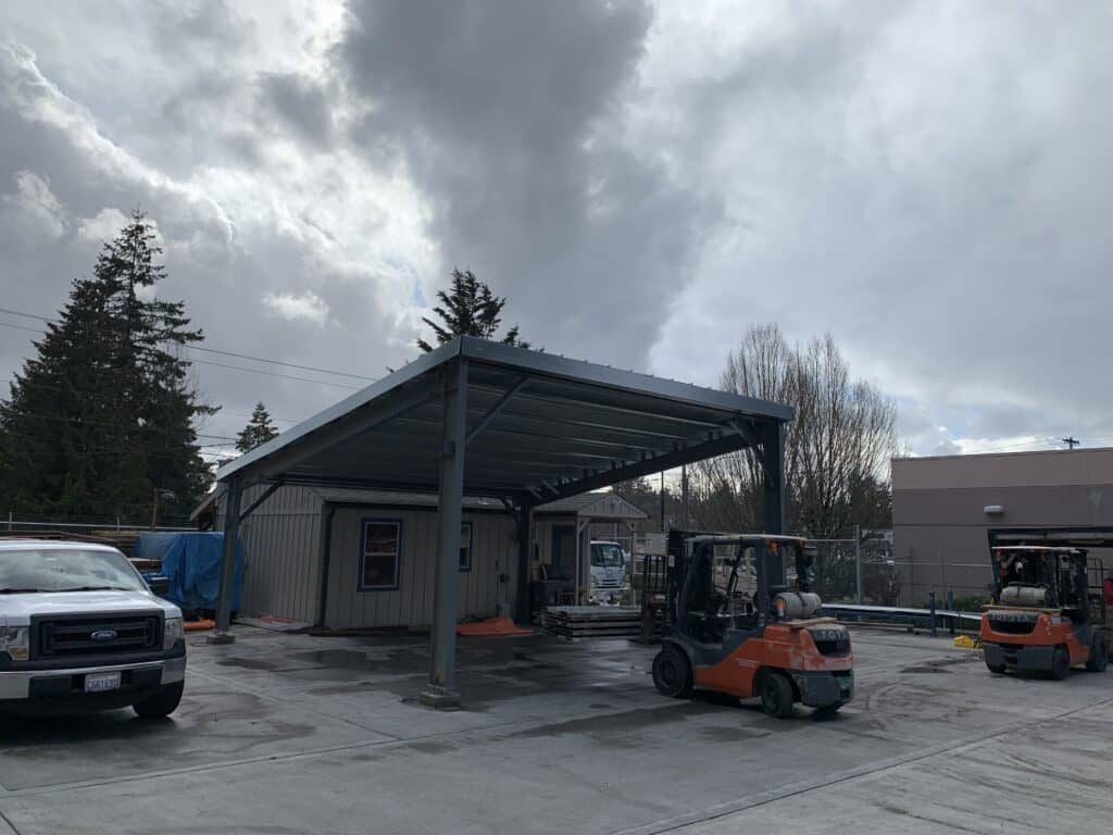 Canopy Steel Structures Gallery | HCI Steel Buildings